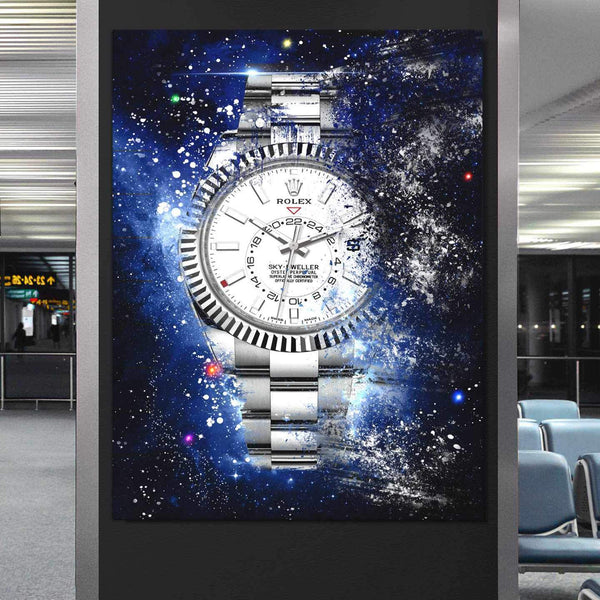 Rolex Art Skydweller Watch Poster Canvas Print Watch Art Rolex Poster