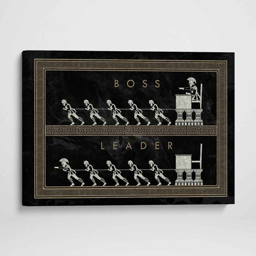Be The Leader Inspirational Canvas Wall Art Motivational Poster Print